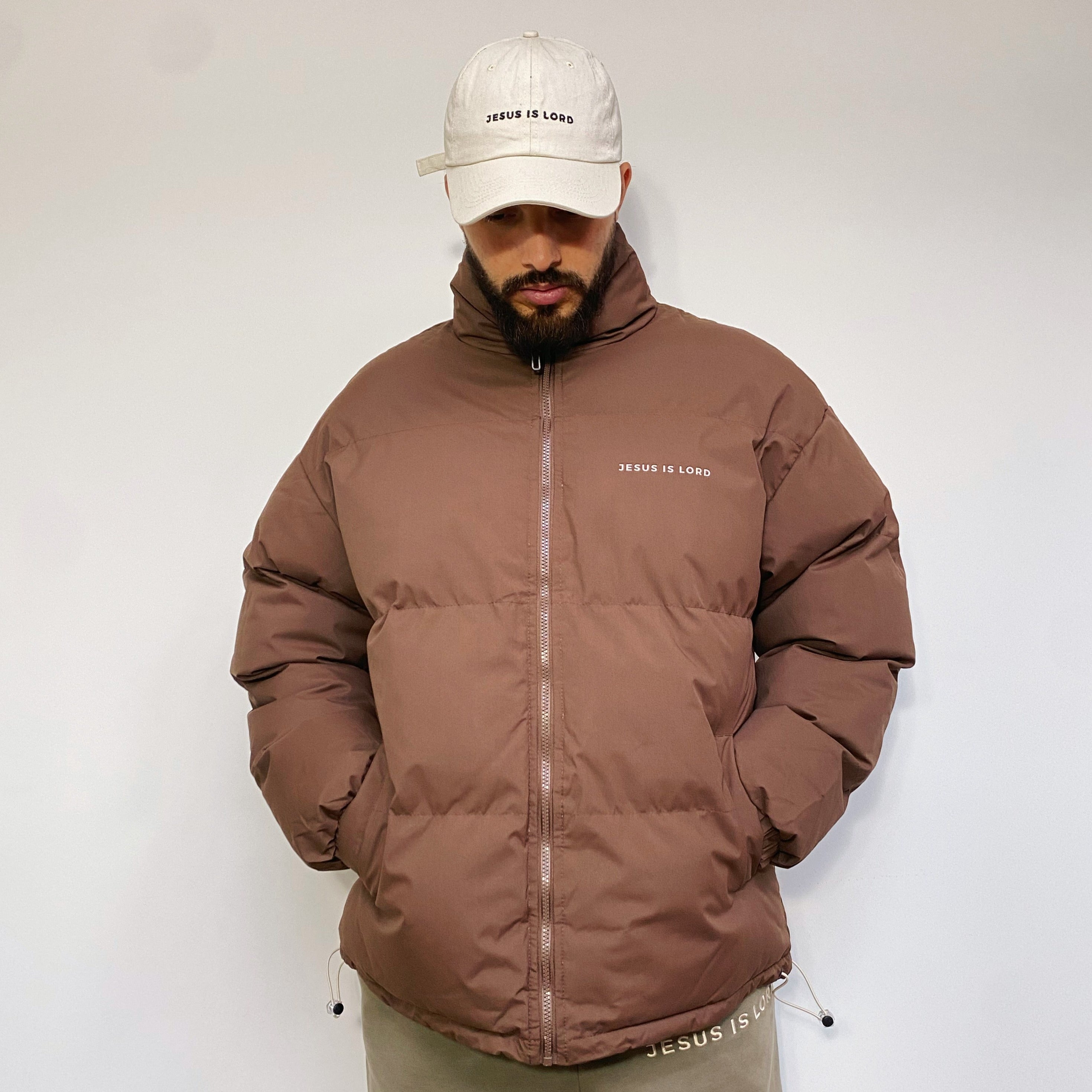 ''Repent'' Puffer Brunette | Jesus is Lord Clothing – Jesus is Lord ...